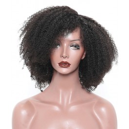 150% Density 13x4 HD Lace Front Wigs Afro Kinky Curly HD Lace Human ...