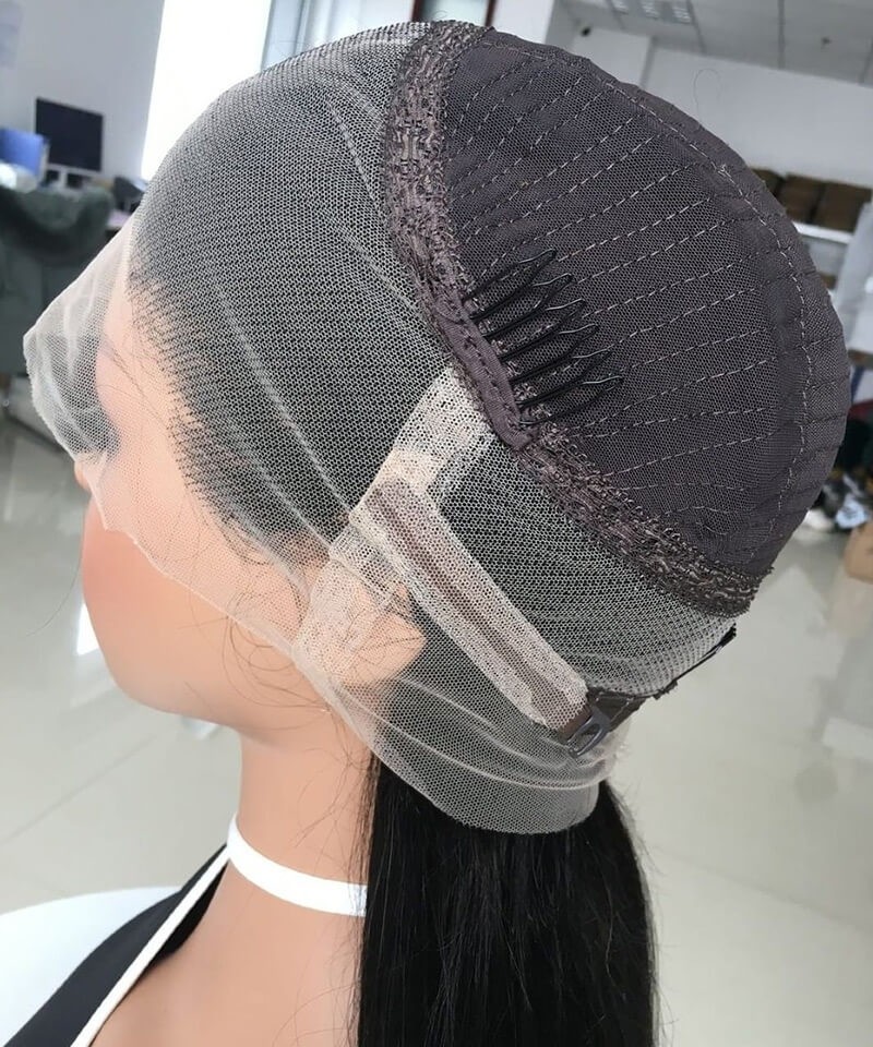 180% Density Kinky Straight 370 Transparent Lace Wig 10-30 Inches ...