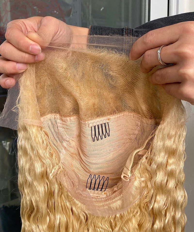 613 Color Lace Front Wig Deep Curly Pre Plucked With Baby Hair 150% ...