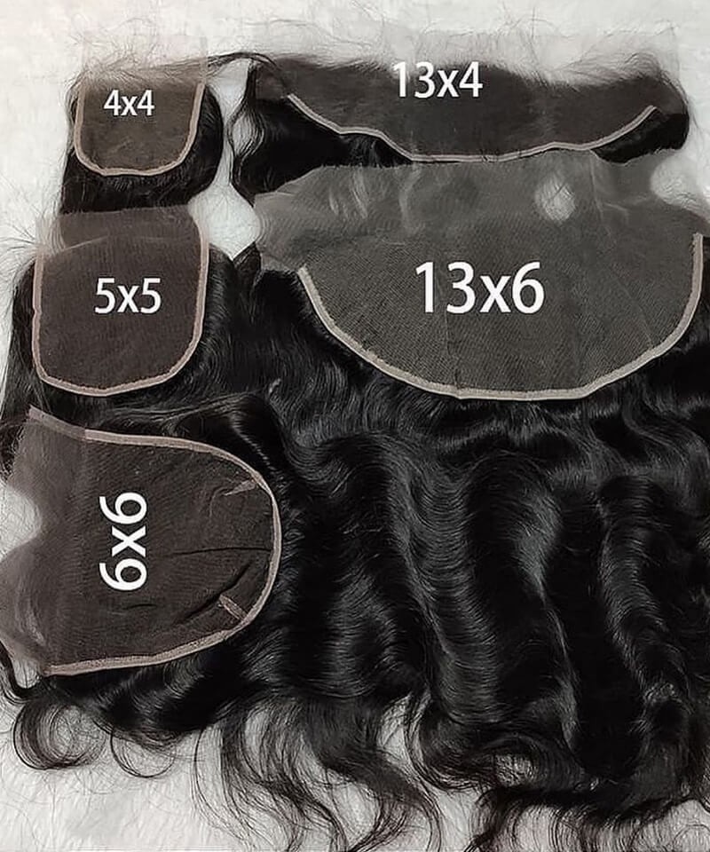 Human Hair HD Lace Closure 10-20 Inches Straight 4x4 Lace Top Human ...