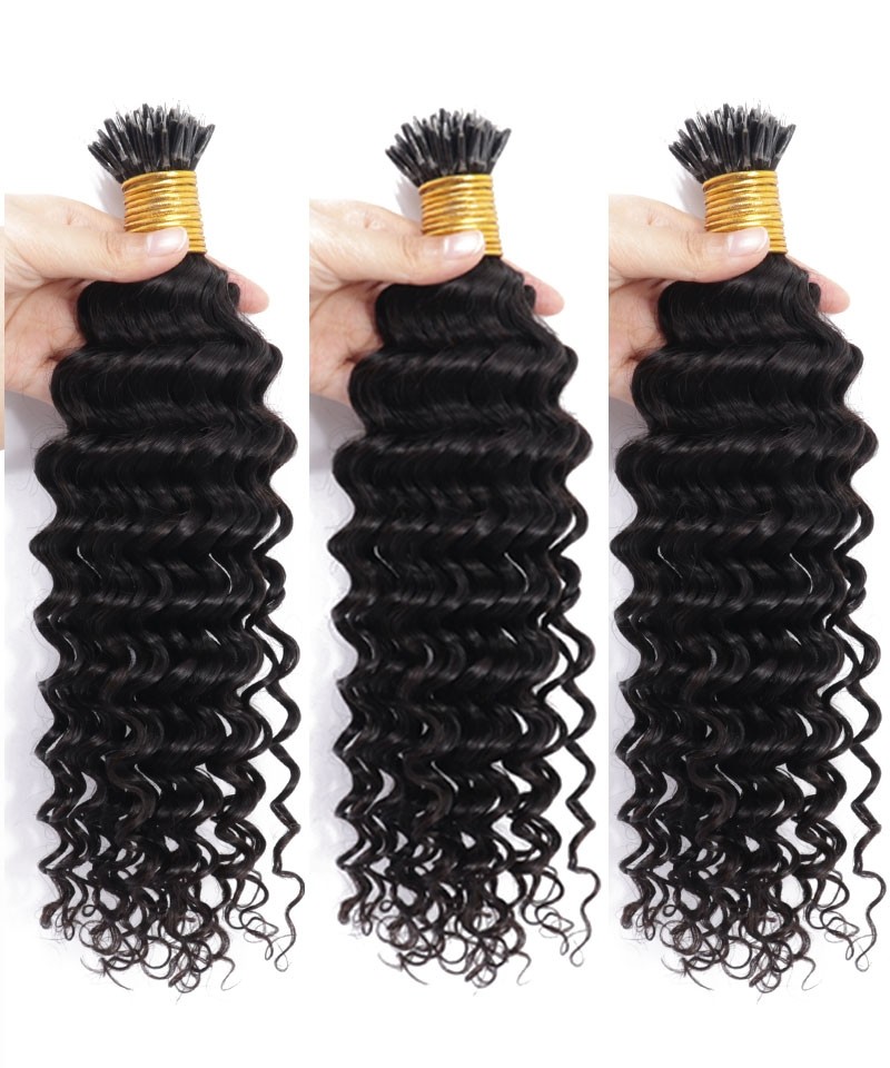 Deep Wave Nano Ring Human Hair Extensions 8-30 Inches - Toseehair.com
