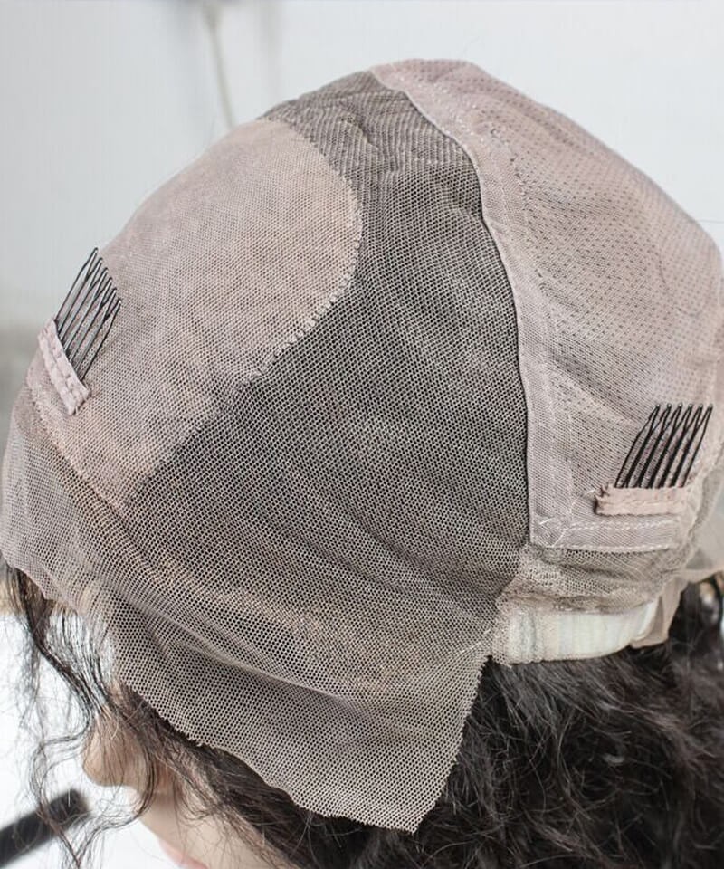 Deep Wave Silk Base Full Lace Wig 180% Density Realistic Looking ...